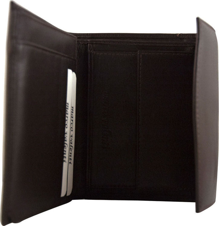 Marco Valenti Leather Flapover Wallet – Blokes Bags